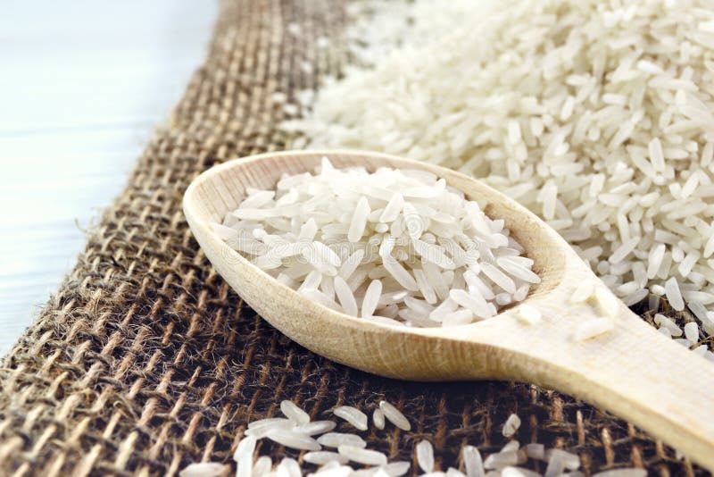 Spoon with rice stock image. Image of ingredient, nature - 67894459