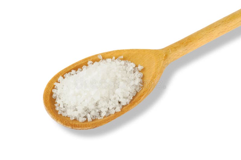Spoon of Salt stock image. Image of relax, macro, yellow - 29200907
