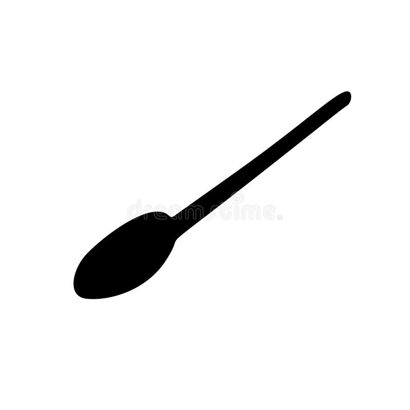 Spoon for Serving the Table. Vector Image. Stock Vector - Illustration ...