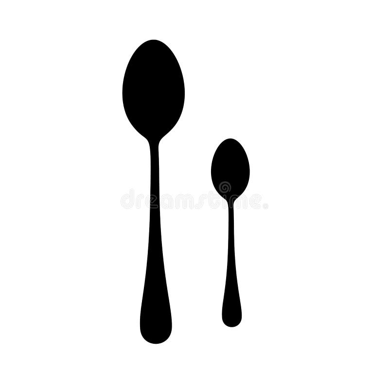 Spoon for Serving the Table. Vector Image Stock Vector - Illustration ...
