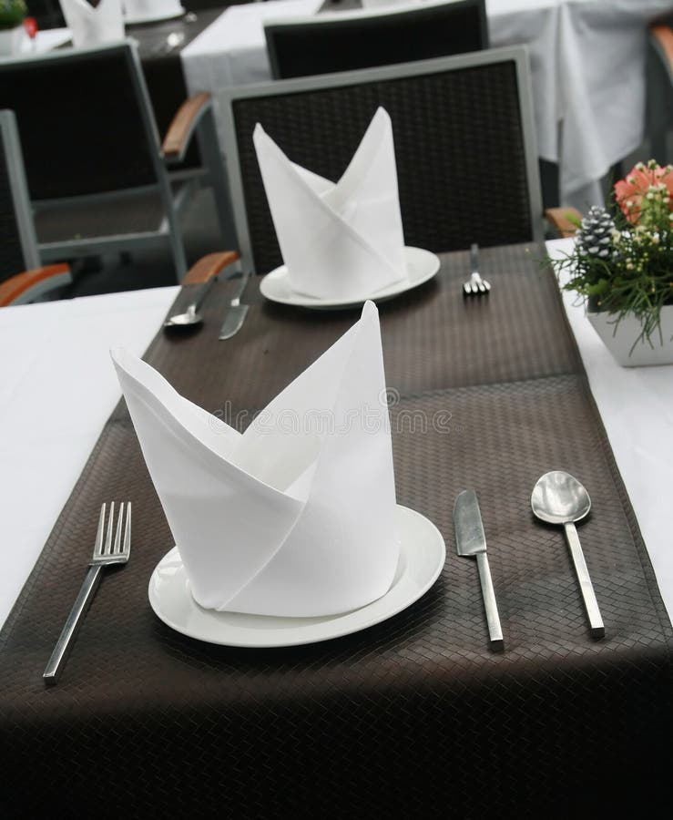 Spoon set in restaurant stock photo. Image of chopsticks - 34807142