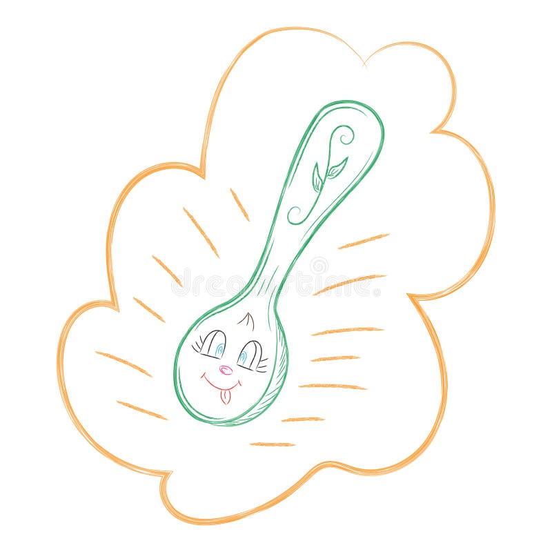 Baby Spoon Smiling Stock Illustrations – 264 Baby Spoon Smiling Stock ...