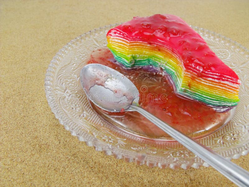 Spoon Snap Off Peace Crepe Cake Stock Photos - Free & Royalty-Free ...