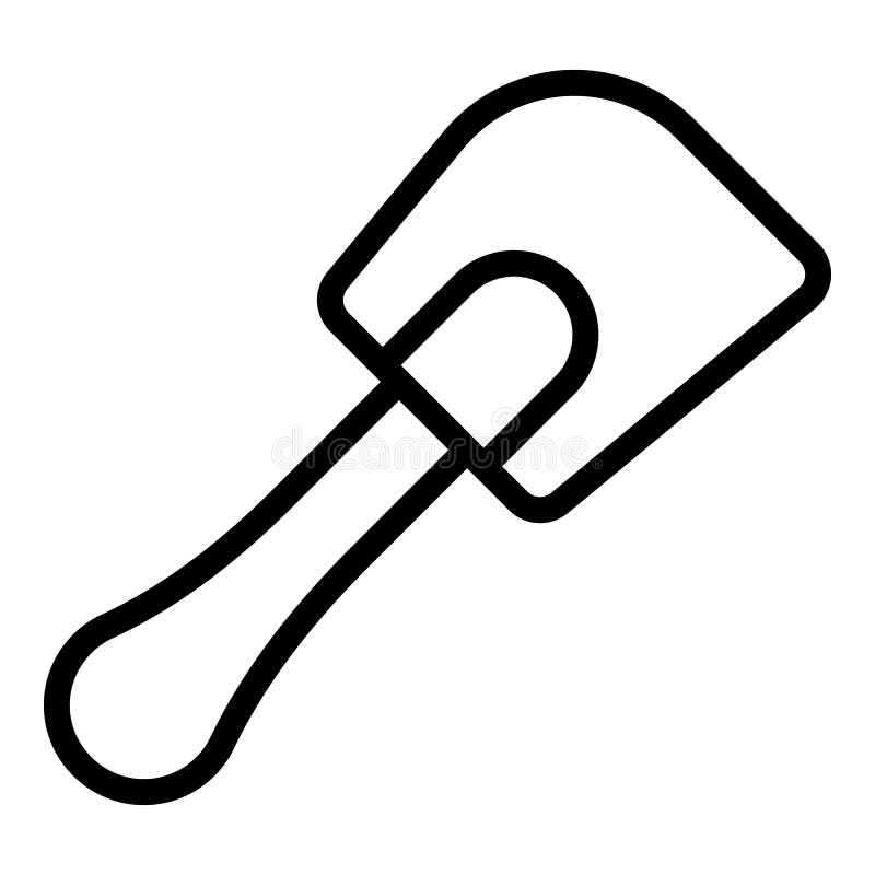 Cake Spatula Icon Outline Stock Illustrations – 494 Cake Spatula Icon ...