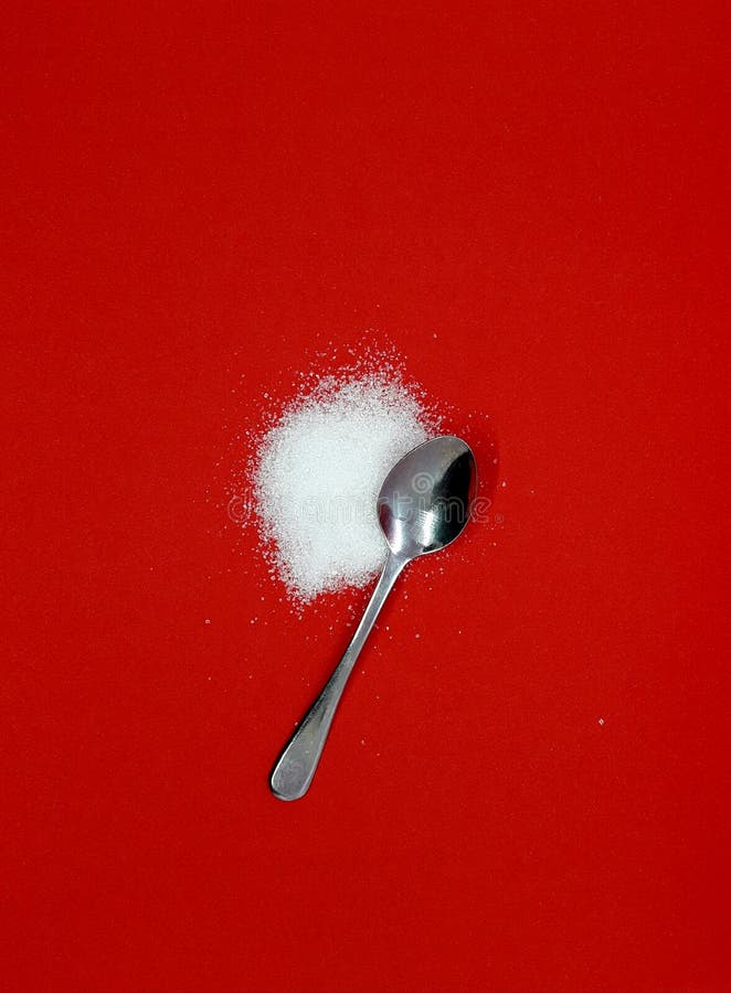 Spoon and sugar stock photo. Image of spilled, sugar - 102768872