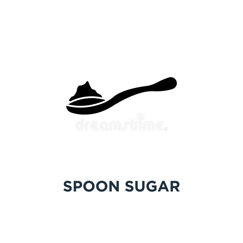 Spoon of Sugar Clip Art Illustration Vector Isolated Stock Vector ...