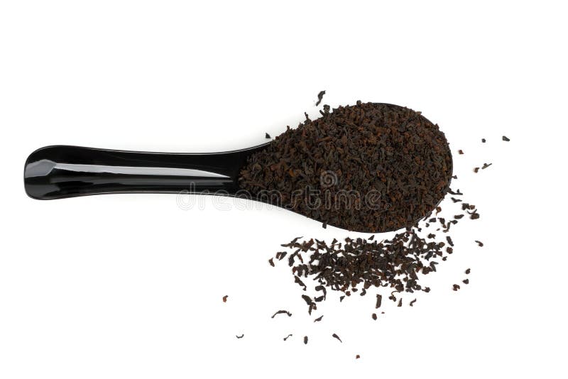 Spoon with tea stock image. Image of isolated, upper - 86452999