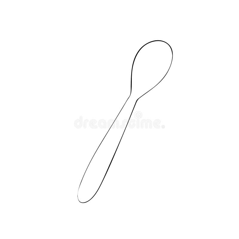 Teaspoon Icon in Filled, Thin Line, Outline and Stroke Style. Vector ...