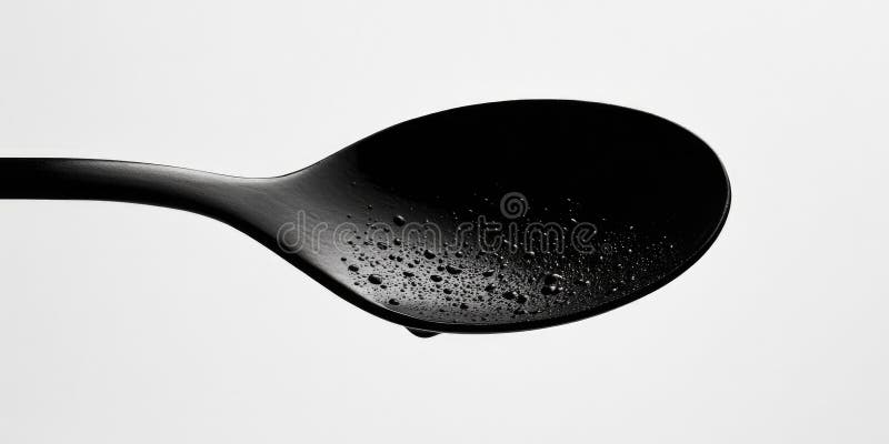 Spoon with Water stock photo. Image of surface, close - 379753516