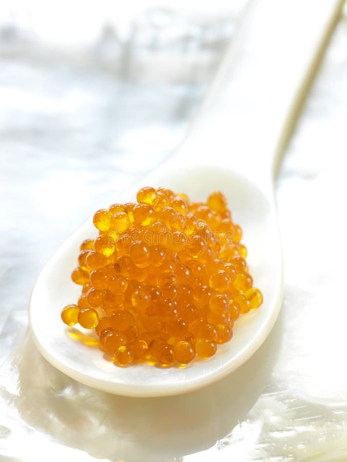 Spoonful of fish roe stock photo. Image of eggs, style - 23704416