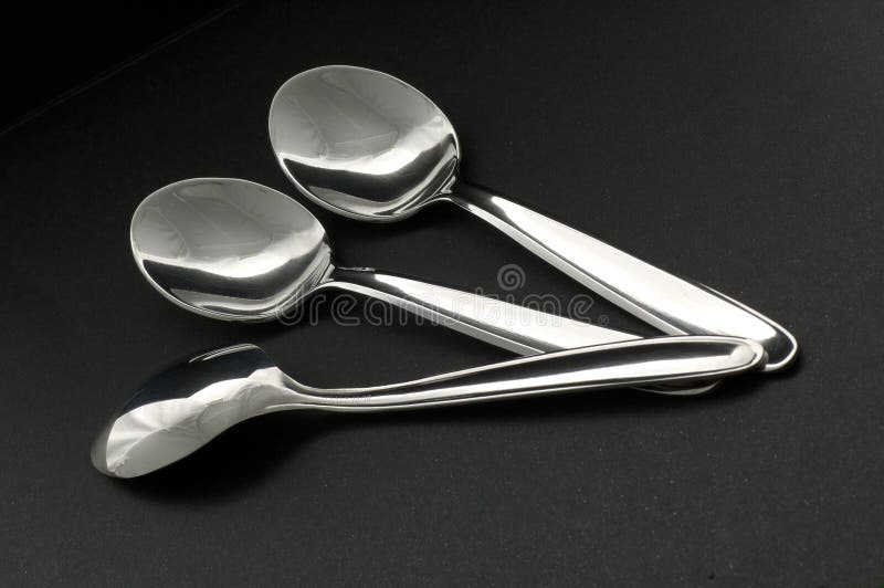 Spoons stock image. Image of pattern, kitchen, dinner - 2267757