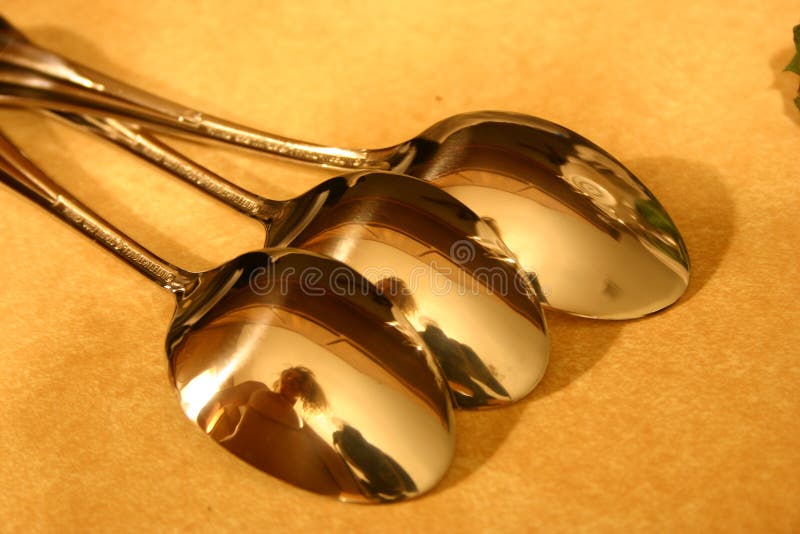 Spoons stock photo. Image of spoons, female, reflection - 419048