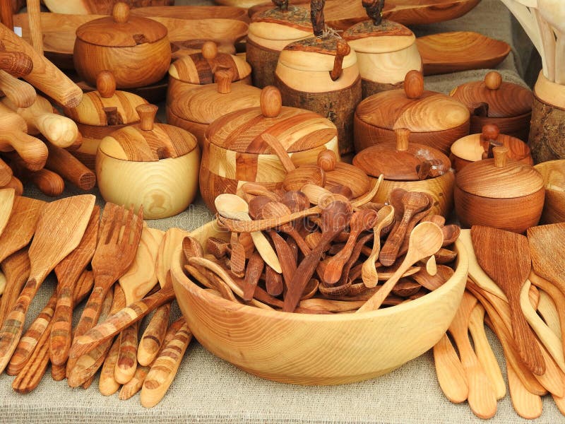 Spoons and Other Kitchen Tools Stock Image - Image of market, spoons ...