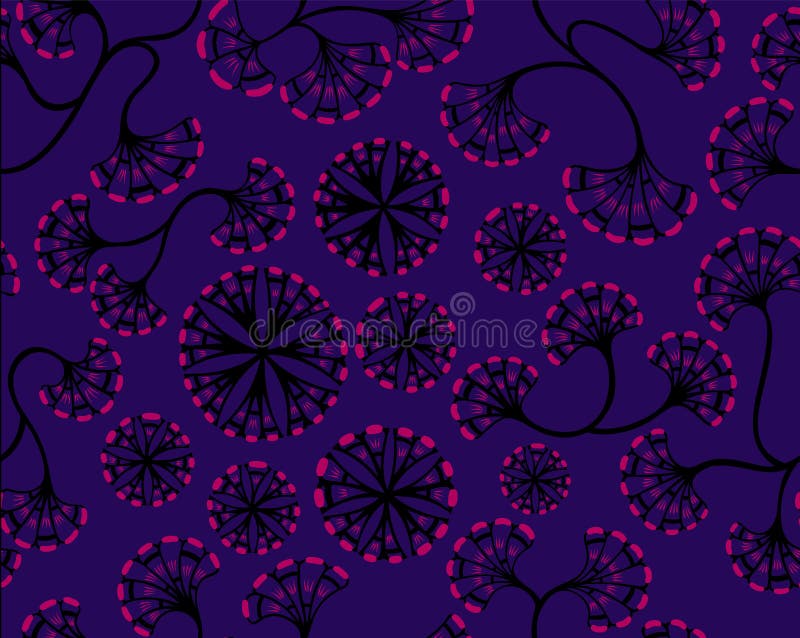 Spores Fantasy Pattern 4 stock vector. Illustration of design - 24469525