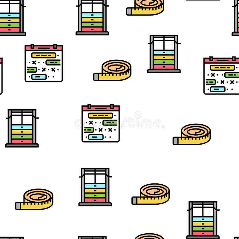 Sport Active Competitive Game Vector Seamless Pattern Stock Vector ...