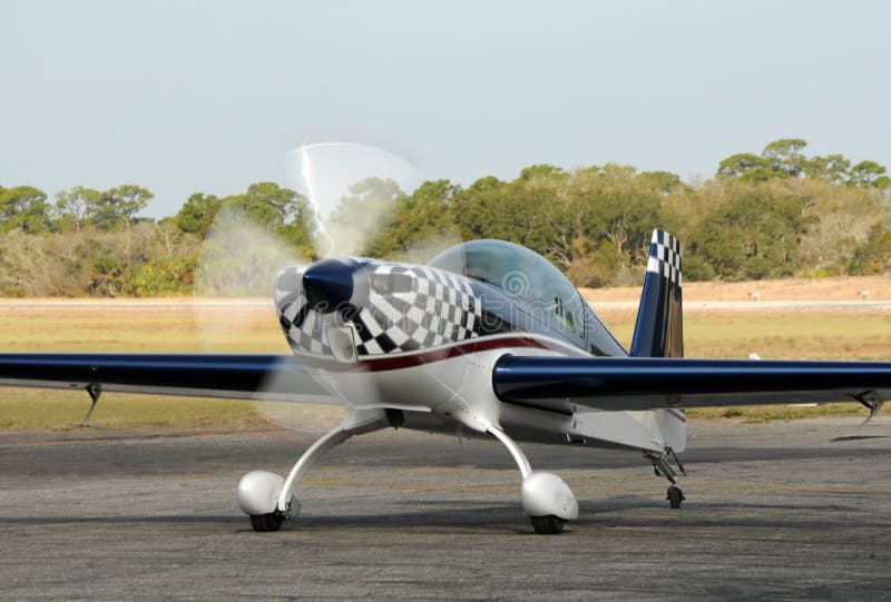Sport airplane stock photo. Image of propeller, light - 15165446