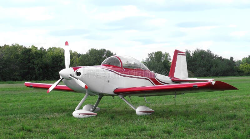 Sport airplane isolated. stock photo. Image of field - 36181044