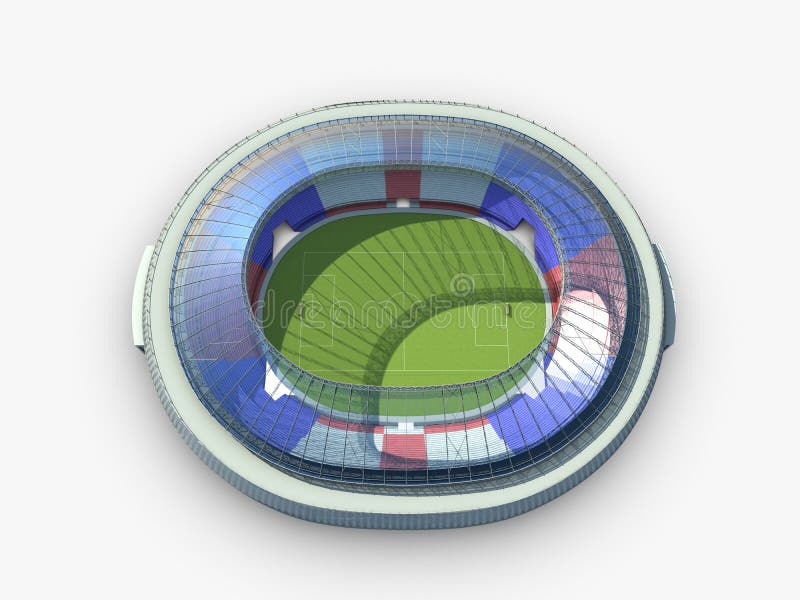 Sport Arena. Stadium 3d Illustration Stock Illustration - Illustration ...