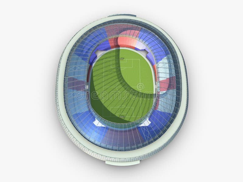 Sport Arena. Stadium 3d Illustration Stock Illustration - Illustration ...
