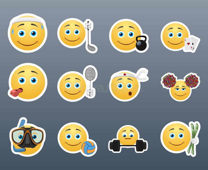 Smiley Sport Stock Illustrationen, Vektoren, & Kliparts - 1,240 Stock ...