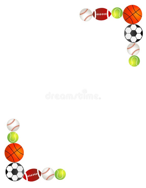 Sports Border Stock Illustrations – 4,092 Sports Border Stock ...