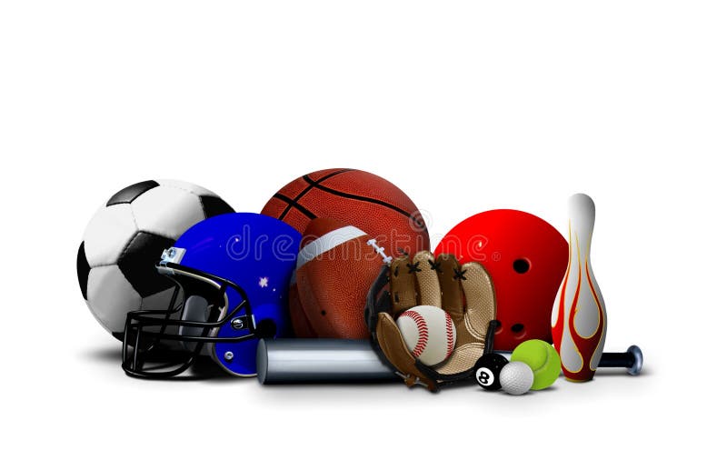 Sports Gears stock photo. Image of arrangement, items - 2819154