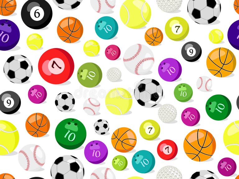 Seamless Color Volleyball Balls Stock Illustrations – 58 Seamless Color ...