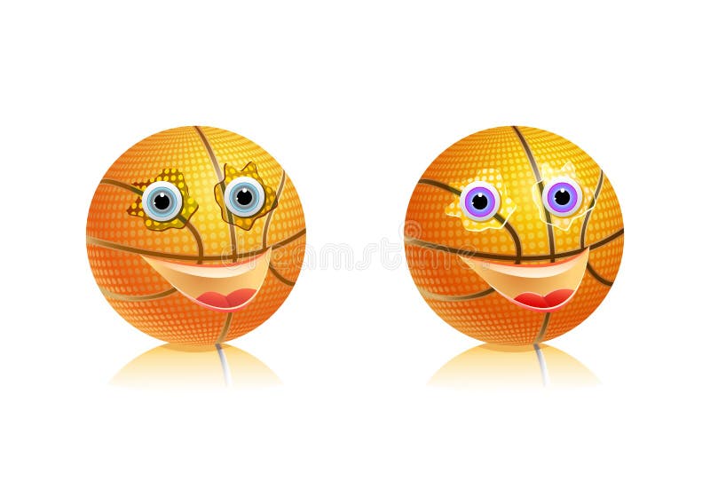 Basketball face stock vector. Illustration of active - 26984167