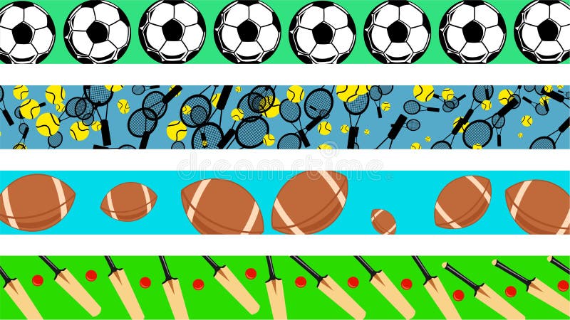 Sport borders stock illustration. Illustration of frame - 6035043