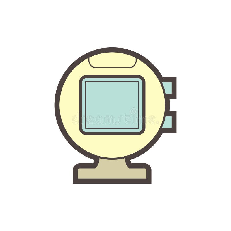 Sport camera icon stock vector. Illustration of design - 171682842