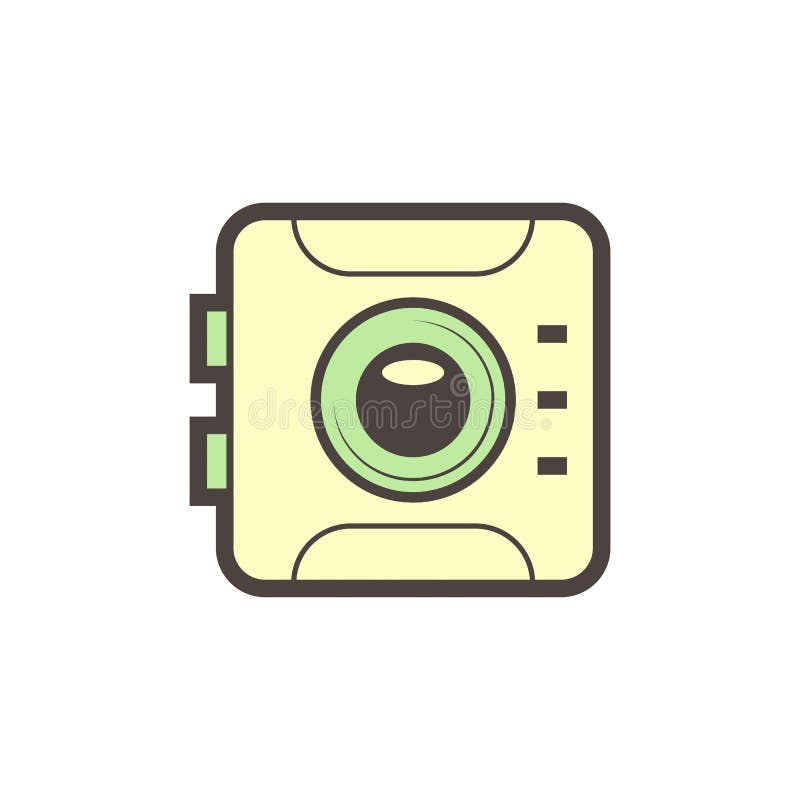 Sport camera icon stock vector. Illustration of photograph - 177447902