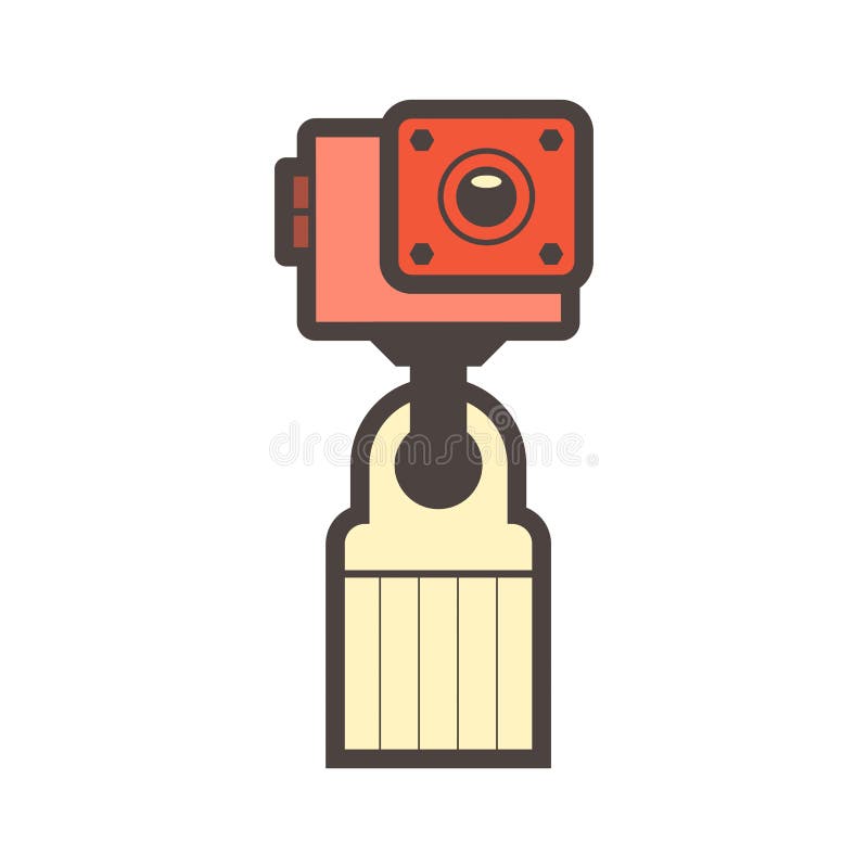 Sport camera icon stock vector. Illustration of isolated - 178957030