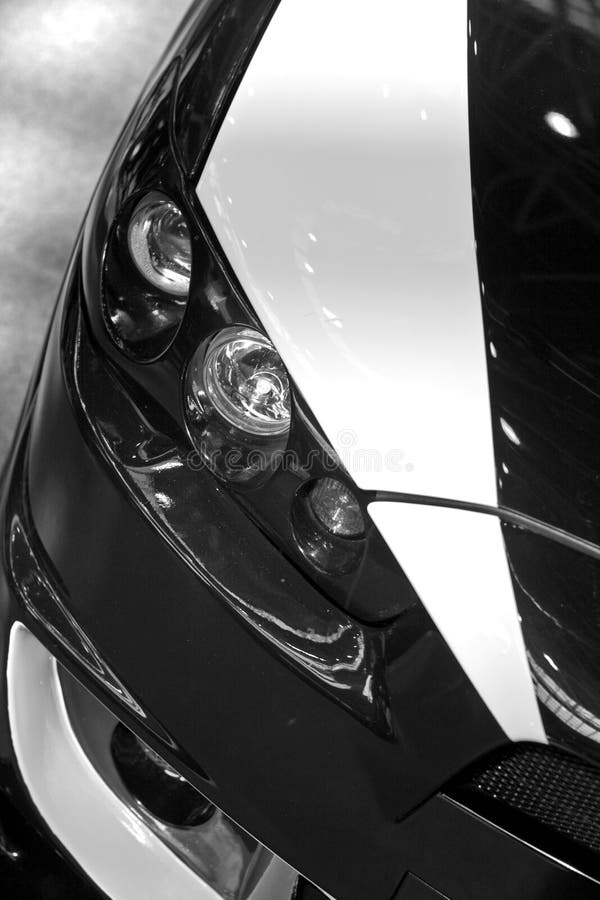 Sport car headlight stock image. Image of sport, racing - 14309903