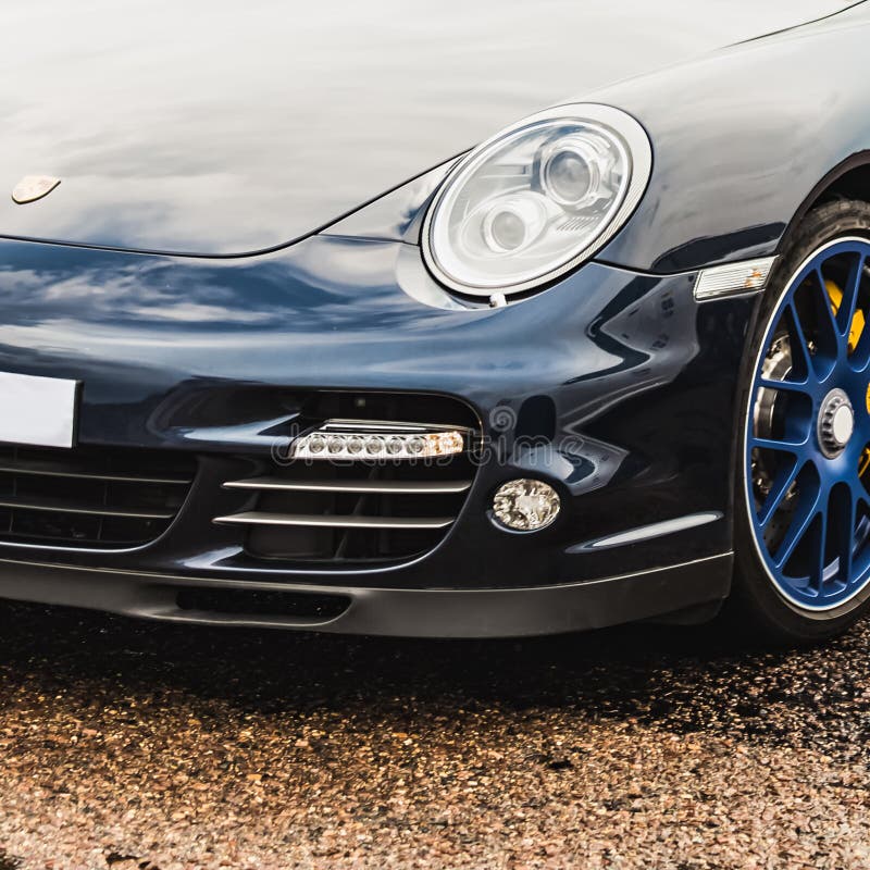 Black car, red lights stock photo. Image of light, vehicle - 34918176