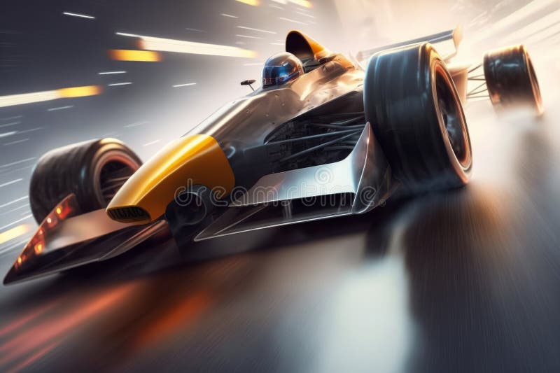 Sport Car High Speed Motion. Generative Ai Stock Image - Image of speed ...