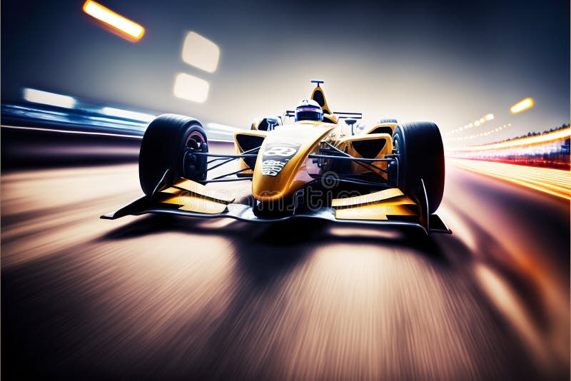 Sport Car High Speed Motion. Generative AI Stock Illustration ...