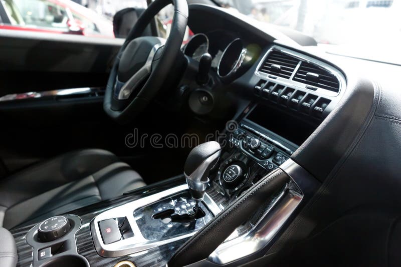 Sport car interior,cab stock photo. Image of digital - 39492634