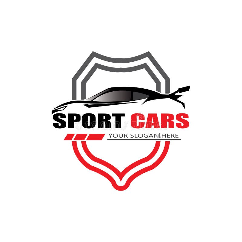 Sport Car Logo Template Design Vector - Vector Stock Vector ...