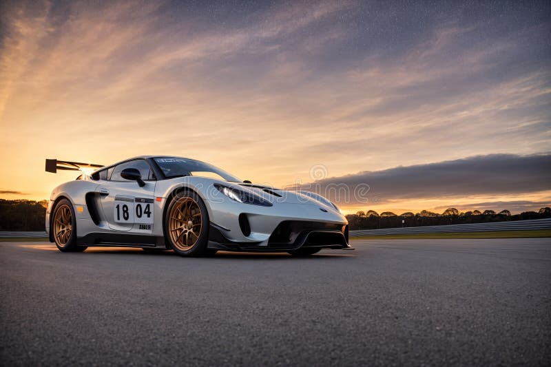 Race Car Sunset Stock Illustrations – 1,039 Race Car Sunset Stock ...