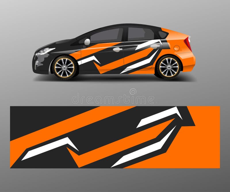 Sport Car Racing Wrap Design. Vector Design Template Design Vector ...