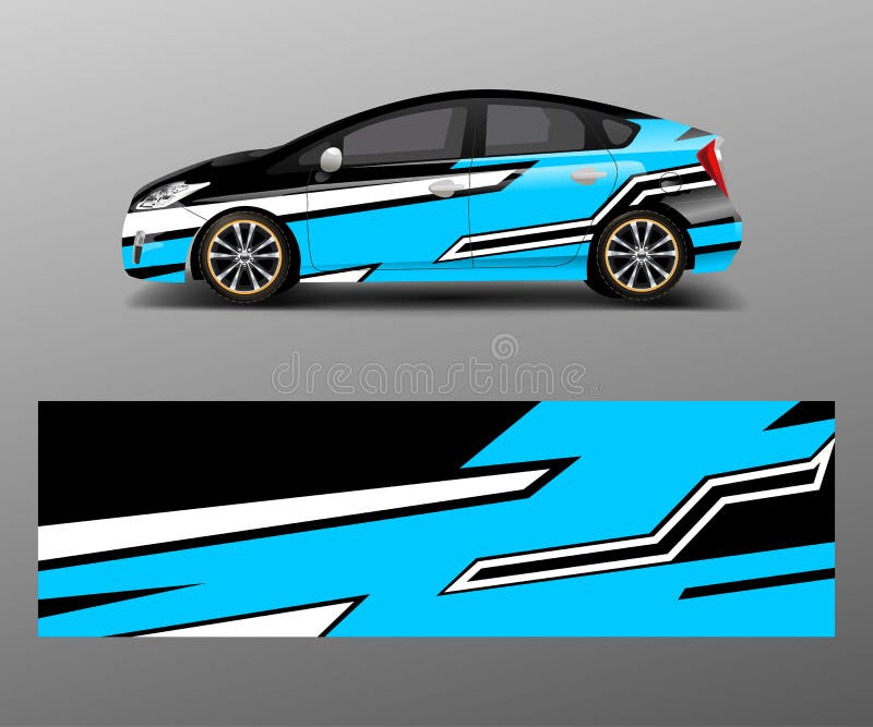 Sport Car Racing Wrap Design. Vector Design Template Design Vector ...