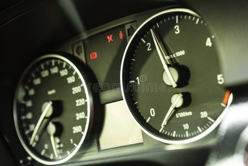 Sport car tachometer stock image. Image of panel, equipment - 261259187