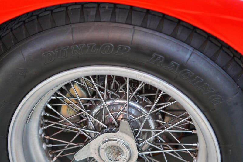 Sport Car Wheel Fastening System Stock Photo - Image of fastening, tyre ...