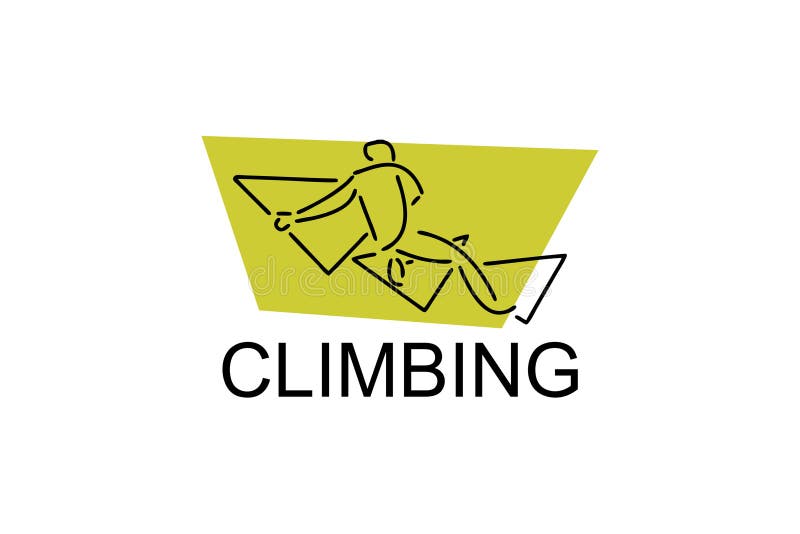Sport Climbing Sport Vector Line Icon. Practice Climbing Stock Vector ...