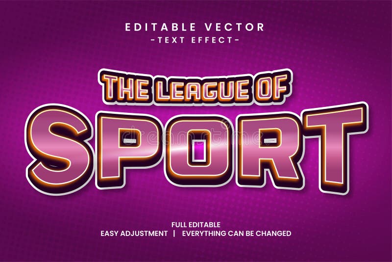 Sport Day Event Vector Text Effect Editable Stock Illustration ...