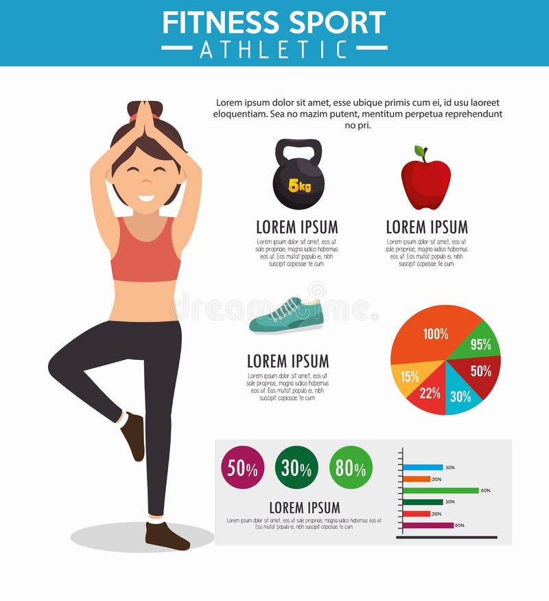 Sport De Forme Physique D'Infographic Sportif Illustration de Vecteur ...