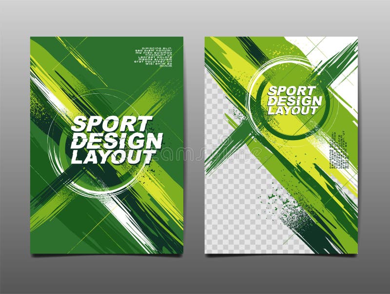 Sport Design Layout ,template Design, Sport Background, Green Tone ...