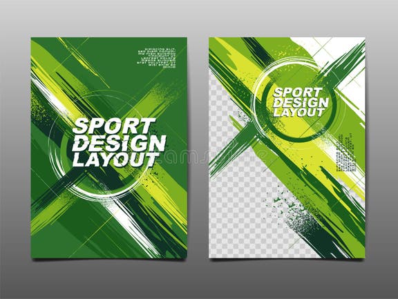 Sport Design Layout ,template Design, Sport Background, Green Tone ...