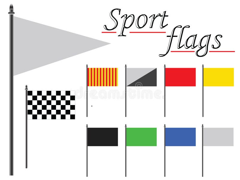 Flags of Formula 1 and Moto GP Stock Vector - Illustration of checkered ...