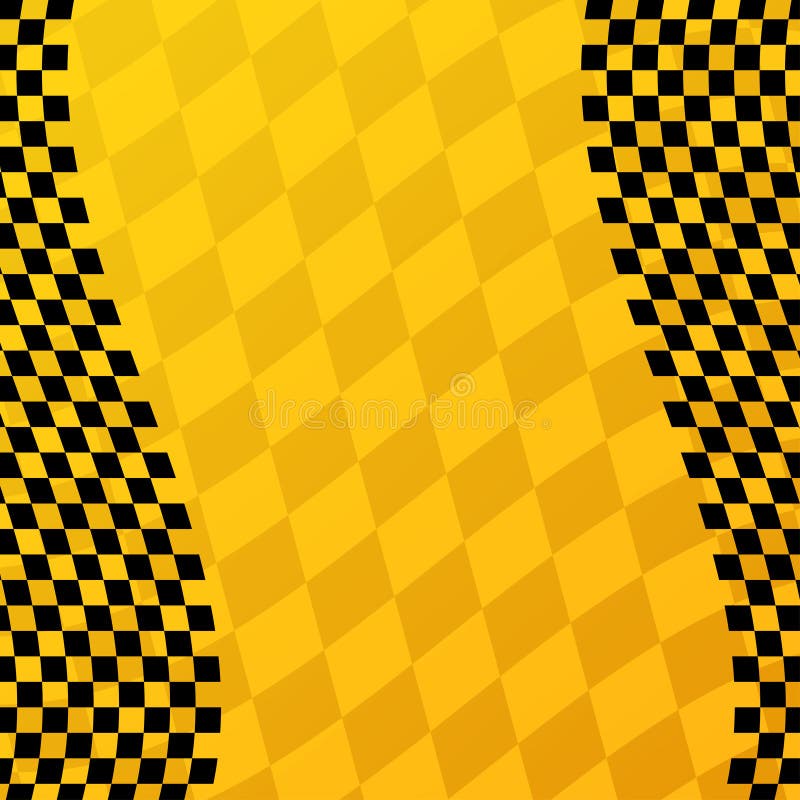 Sport Flags Yellow Vertical Stock Vector - Illustration of simple ...